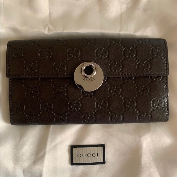 Gucci | Bags | Gucci Guccisima Ophidia Hook Long Wallet | Poshmark